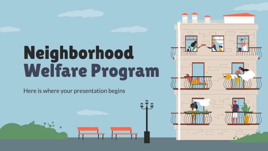 Neighborhood Welfare Program | Google Slides & PowerPoint