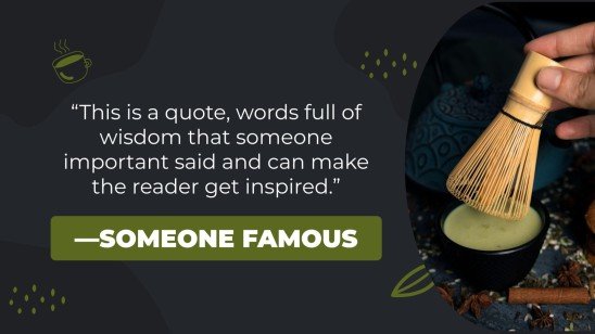 Matcha Making Workshop | Google Slides and PowerPoint