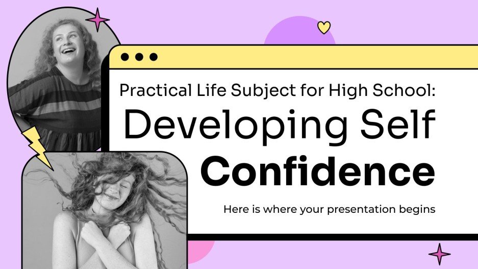 Developing Self Confidence for High School | Google Slides