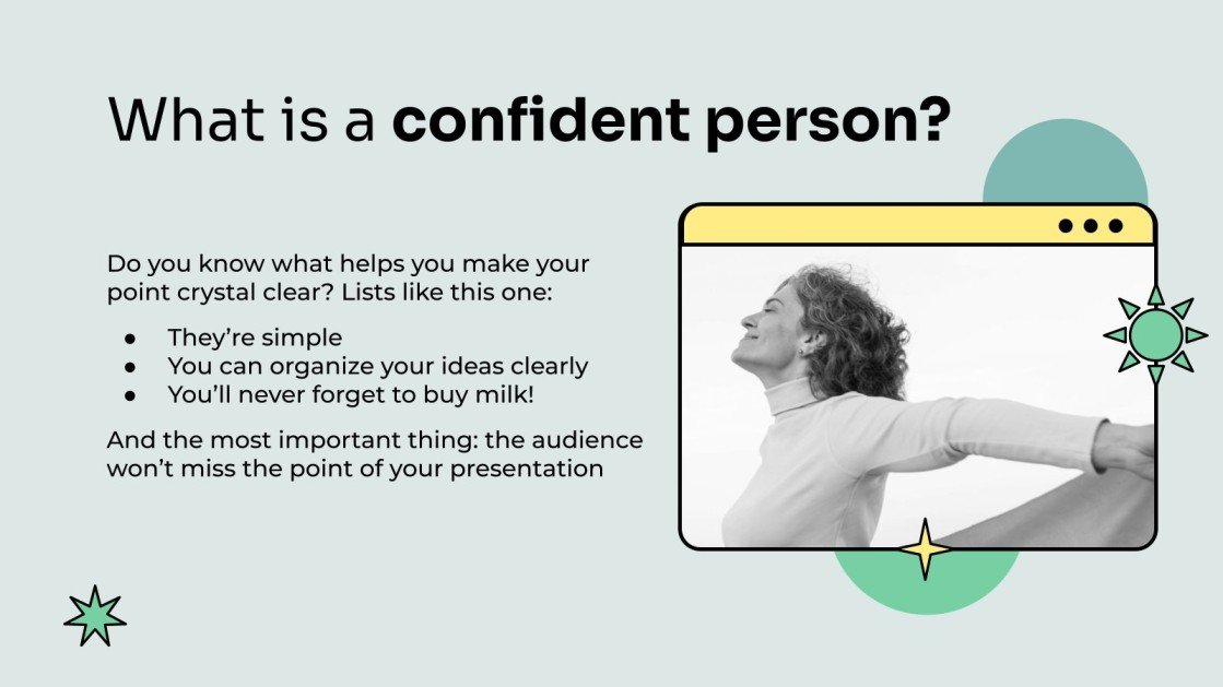 Developing Self Confidence for High School | Google Slides