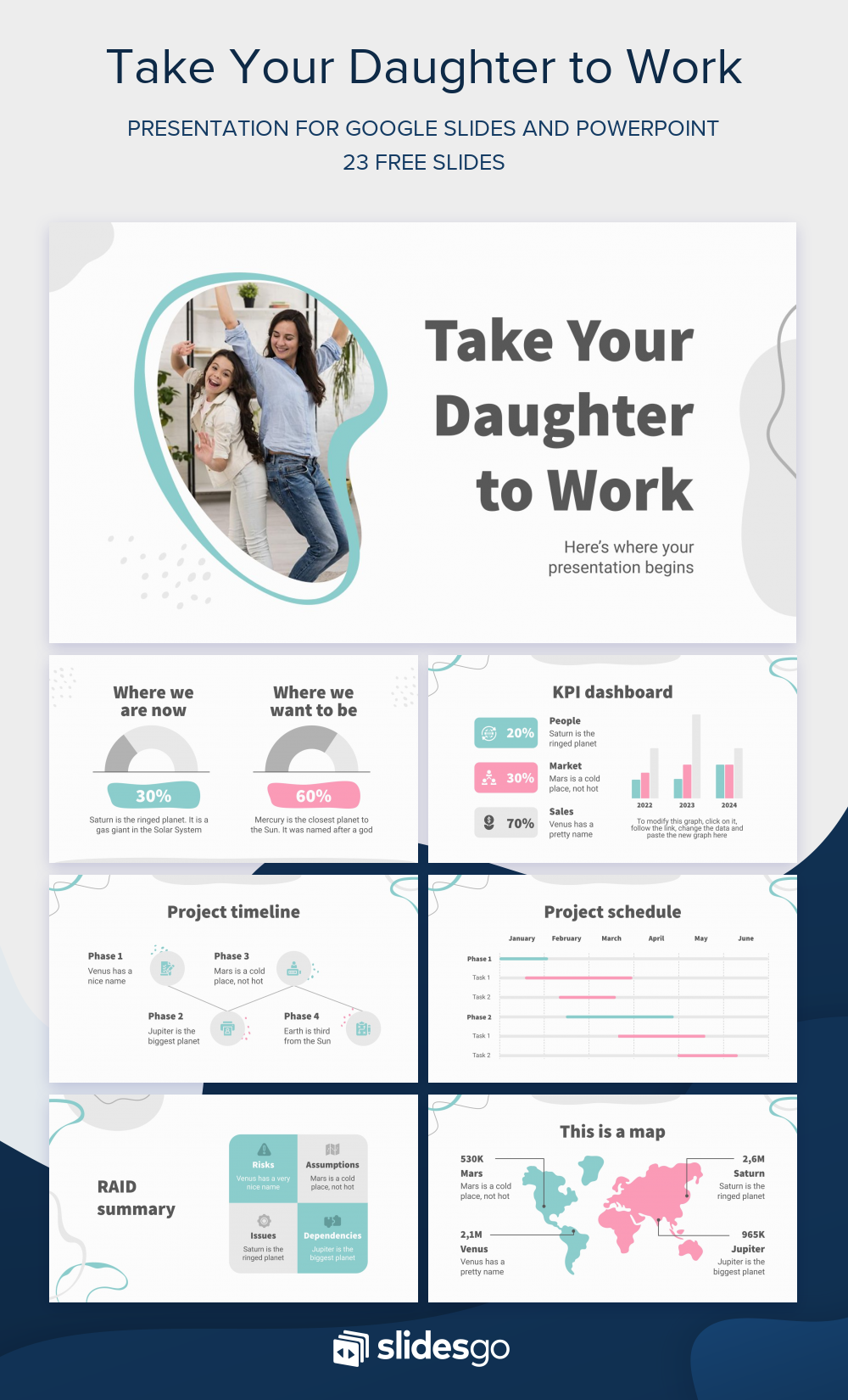 Take Your Daughter to Work | Google Slides & PPT theme