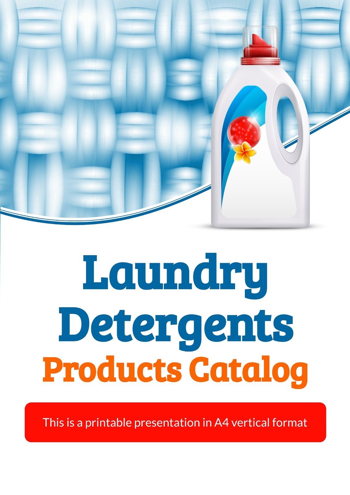 Catálogo de detergentes para lavandería | Google Slides