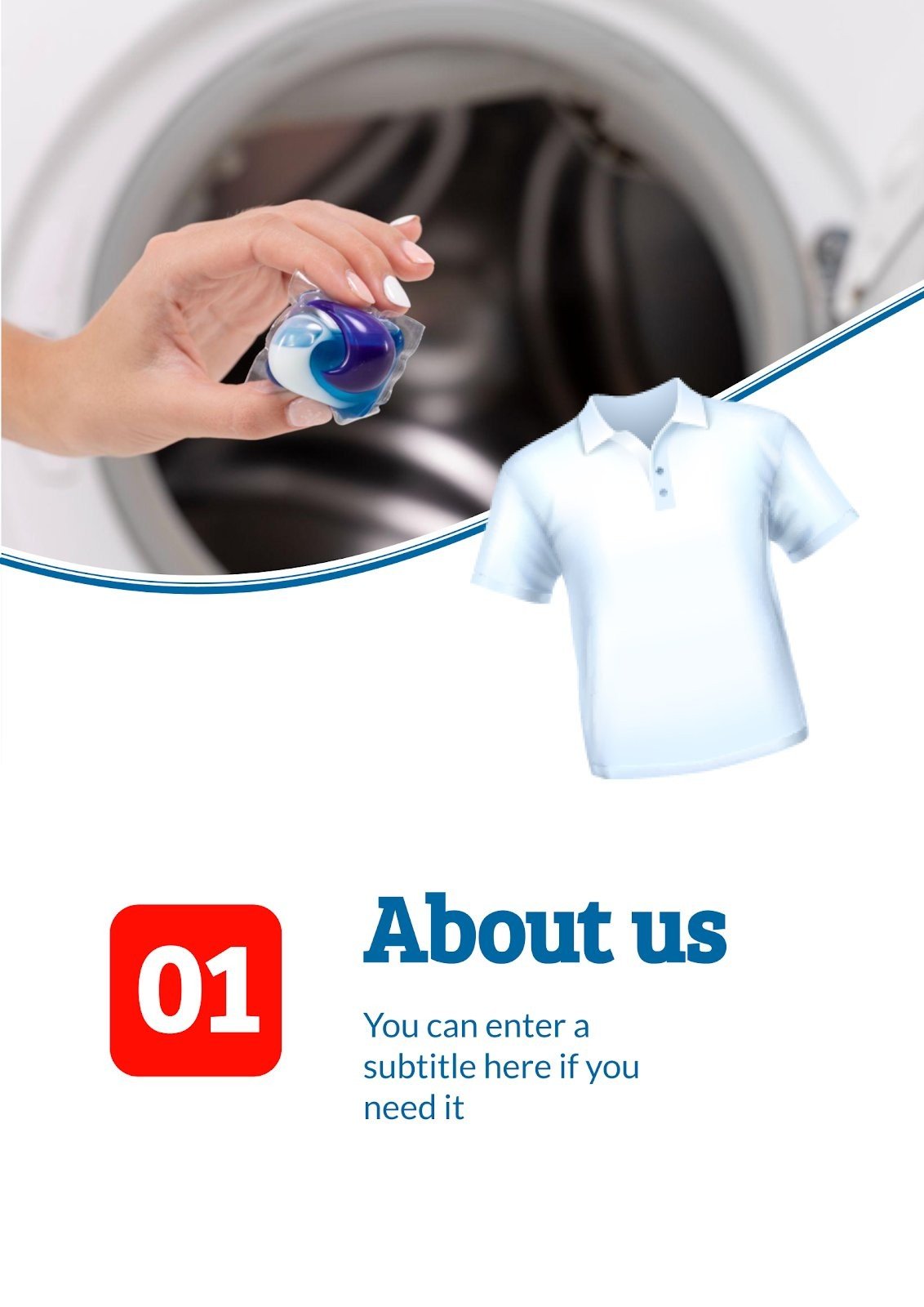 Catálogo de detergentes para lavandería | Google Slides