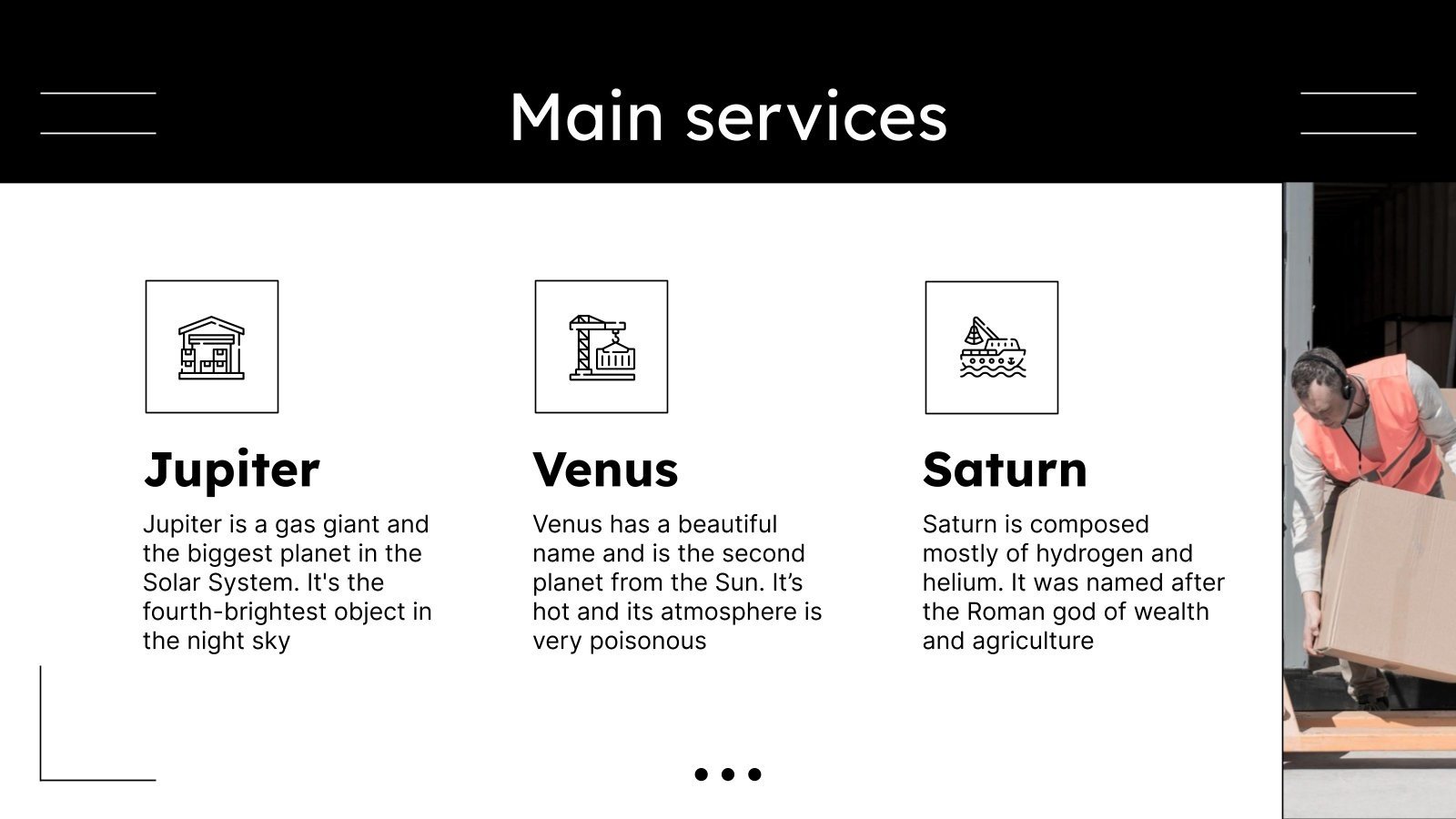 Seaport Logistics Services Business Plan | Google Slides