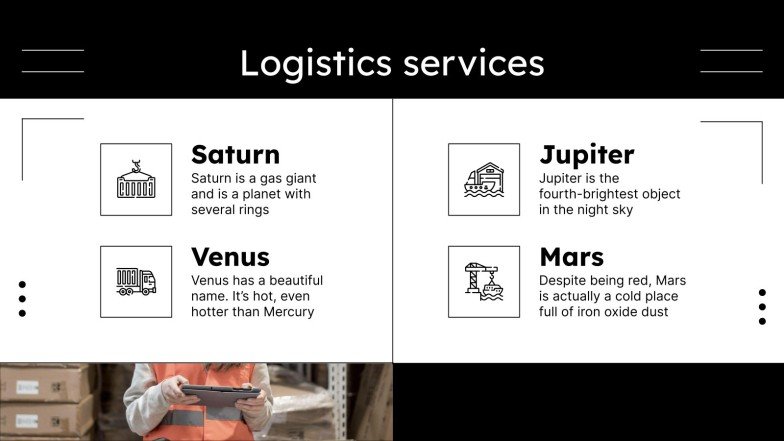 Seaport Logistics Services Business Plan | Google Slides