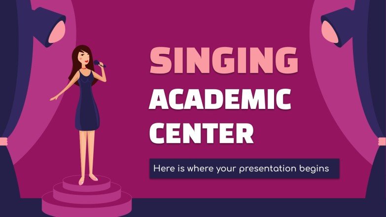 Centre académique du chant | Google Slides et PowerPoint
