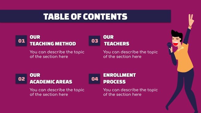 Singing Academic Center | Google Slides & PowerPoint