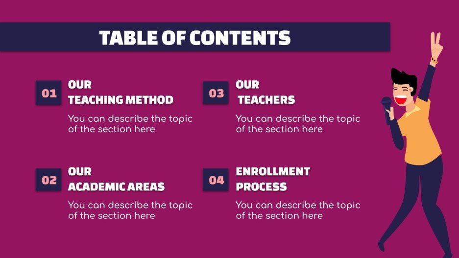 Singing Academic Center | Google Slides & PowerPoint