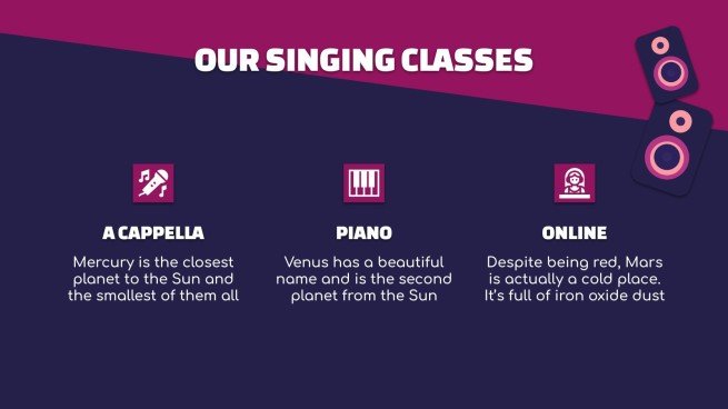 Singing Academic Center | Google Slides & PowerPoint