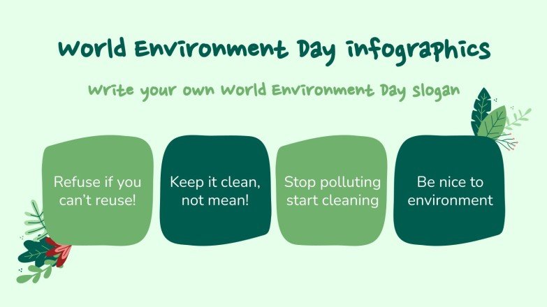 World Environment Day Infographics | Google Slides & PPT