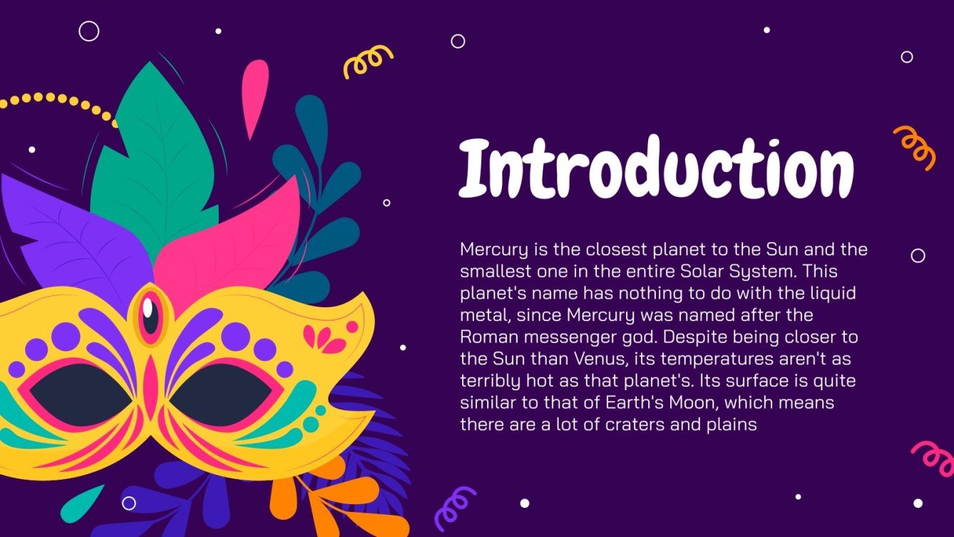 Let's Celebrate Mardi Gras | Google Slides & PPT