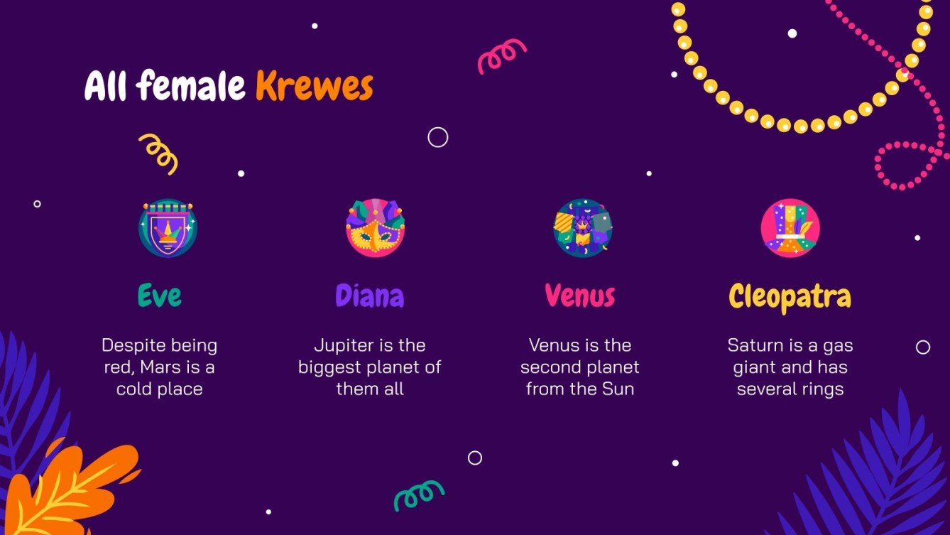 Let's Celebrate Mardi Gras | Google Slides & PPT