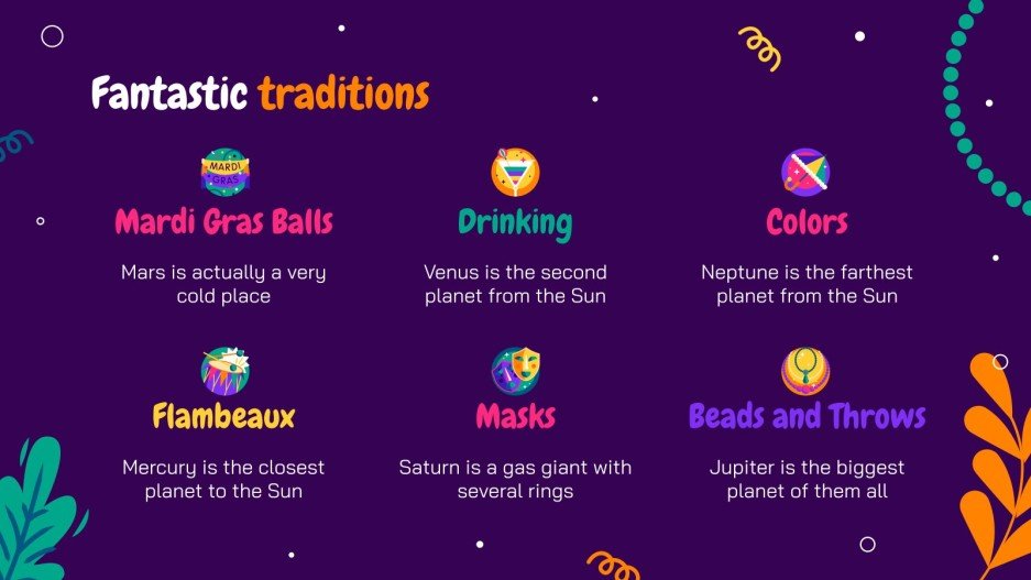 Let's Celebrate Mardi Gras | Google Slides & PPT
