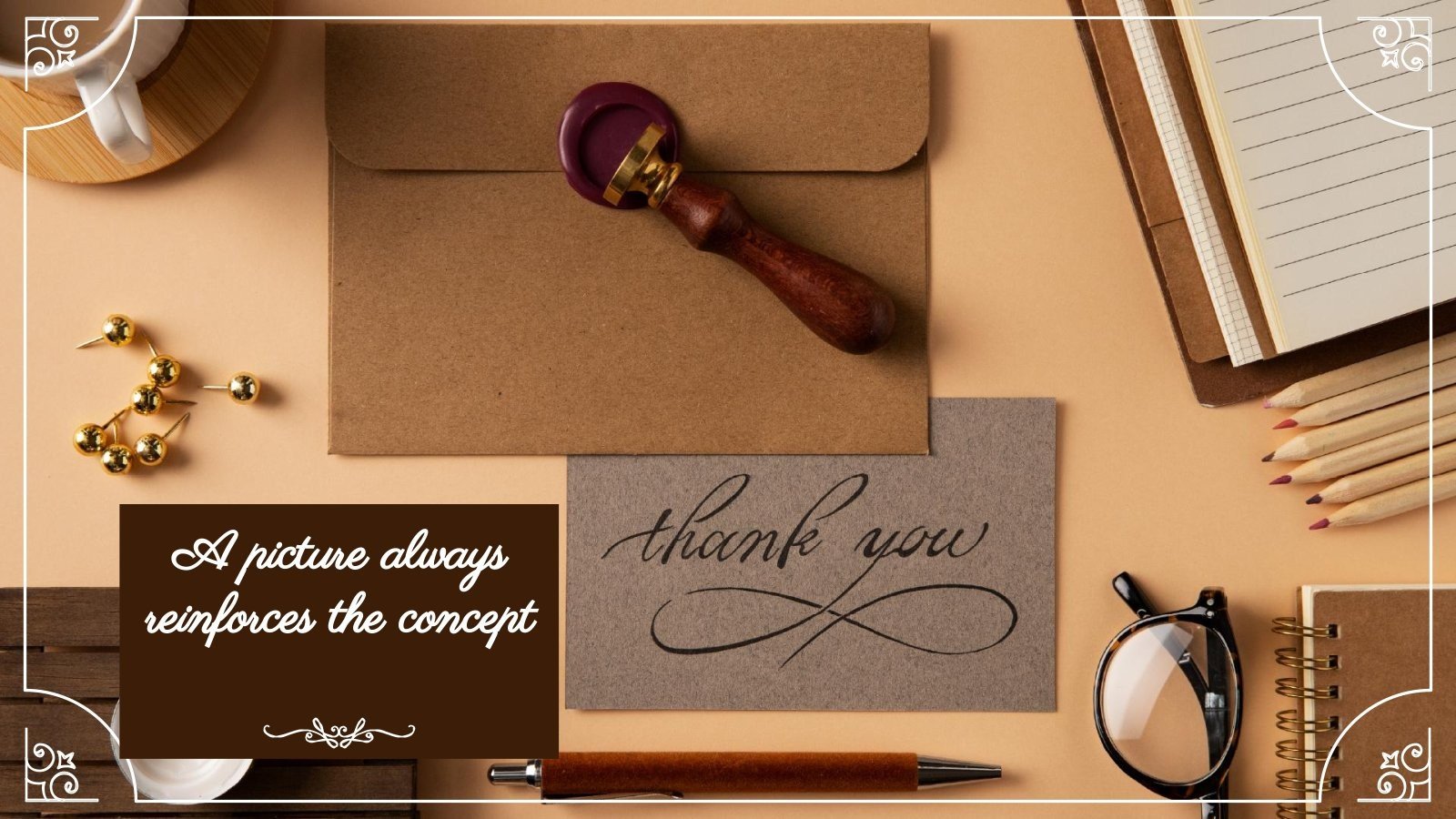 Calligraphy Portfolio | Google Slides & PowerPoint template