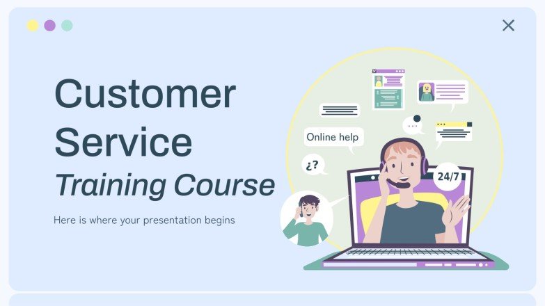 Customer Service Training Course | Google Slides et PPT