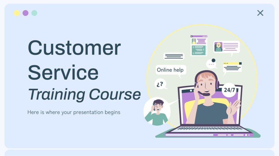 Customer Service Training Course | Google Slides et PPT