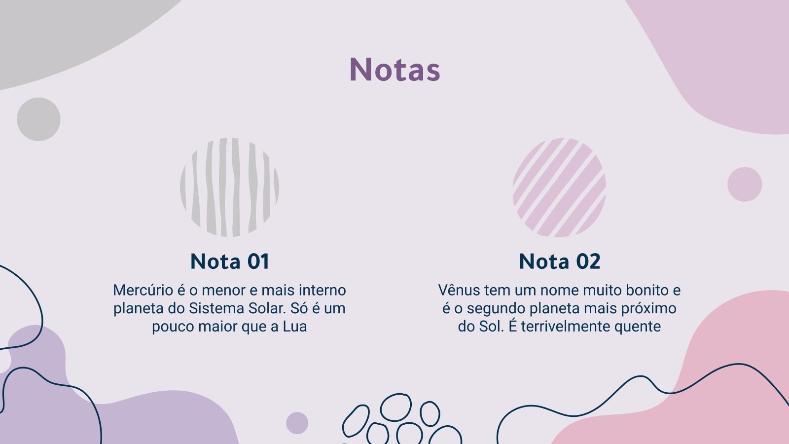 Subtle Shapes & Colors Personal Organizer | Google Slides