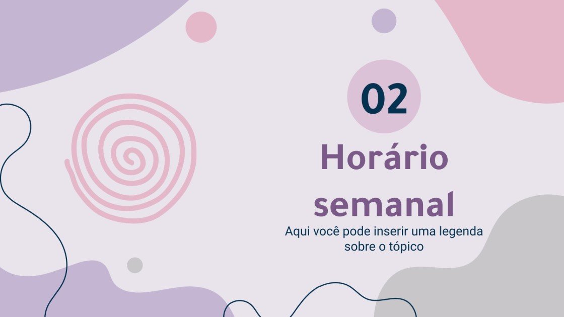 Subtle Shapes & Colors Personal Organizer | Google Slides