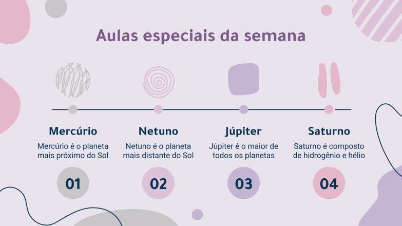 Subtle Shapes & Colors Personal Organizer | Google Slides