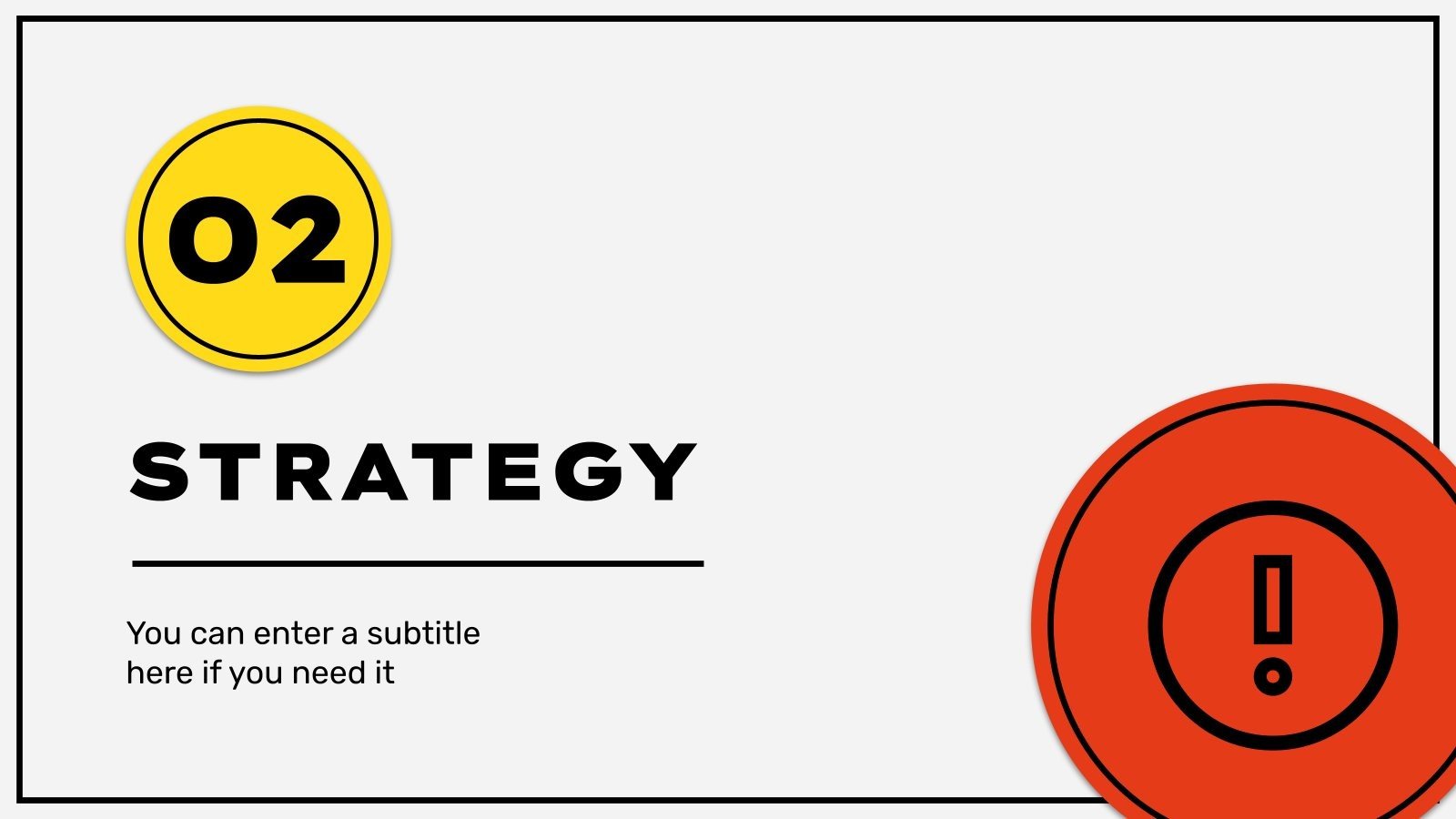 Warnsymbole-Thema für Unternehmen | Google Slides & PPT