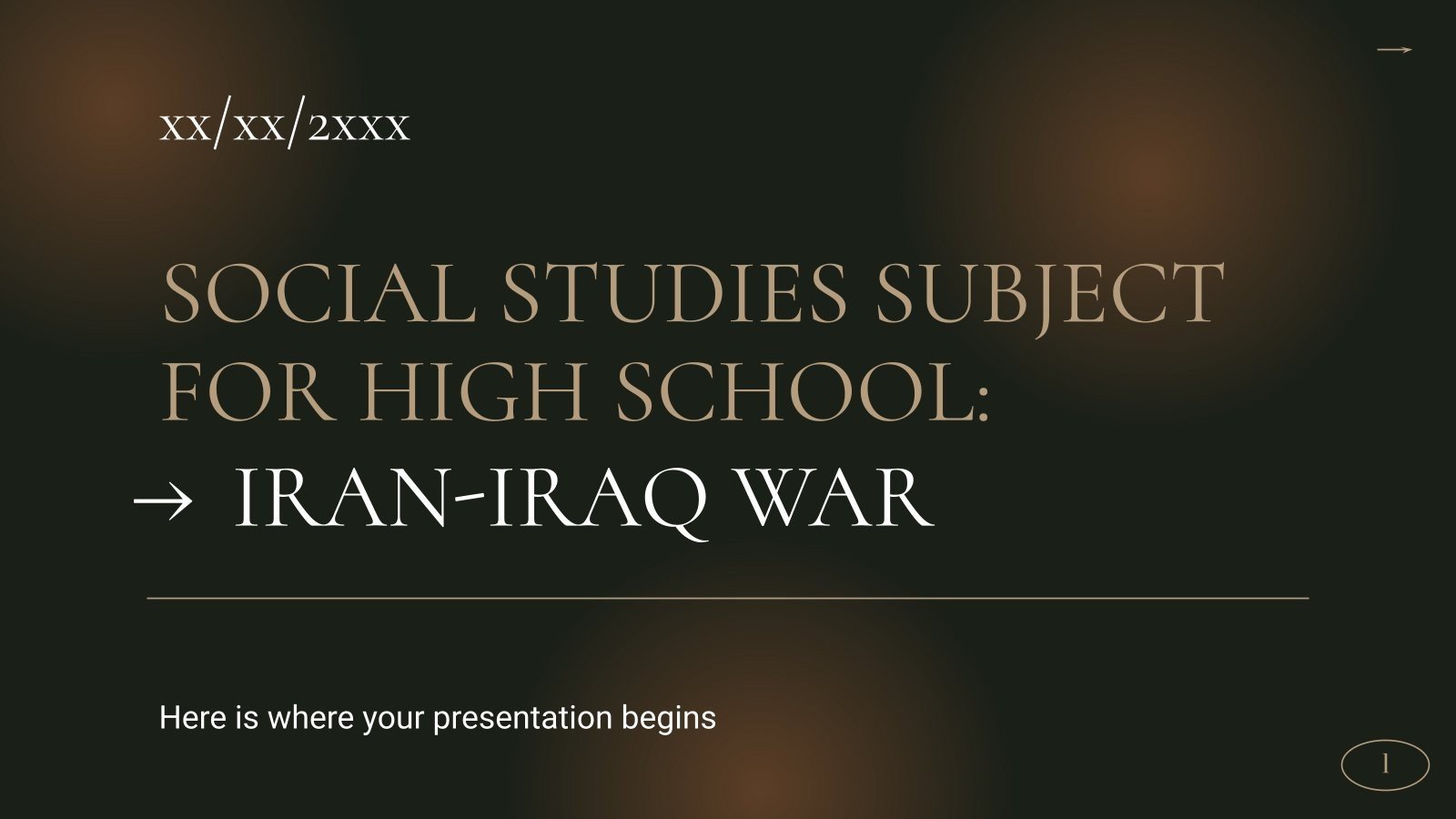 Ciencias sociales: Guerra entre Irán e Irak | Google Slides