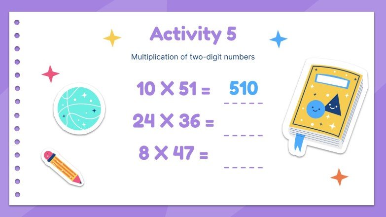 Math Subject for Elementary: Multiplication Activities