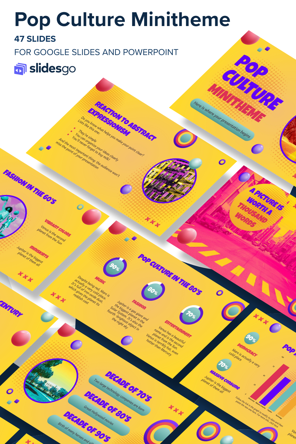 Pop Culture Minitheme | Google Slides & PPT