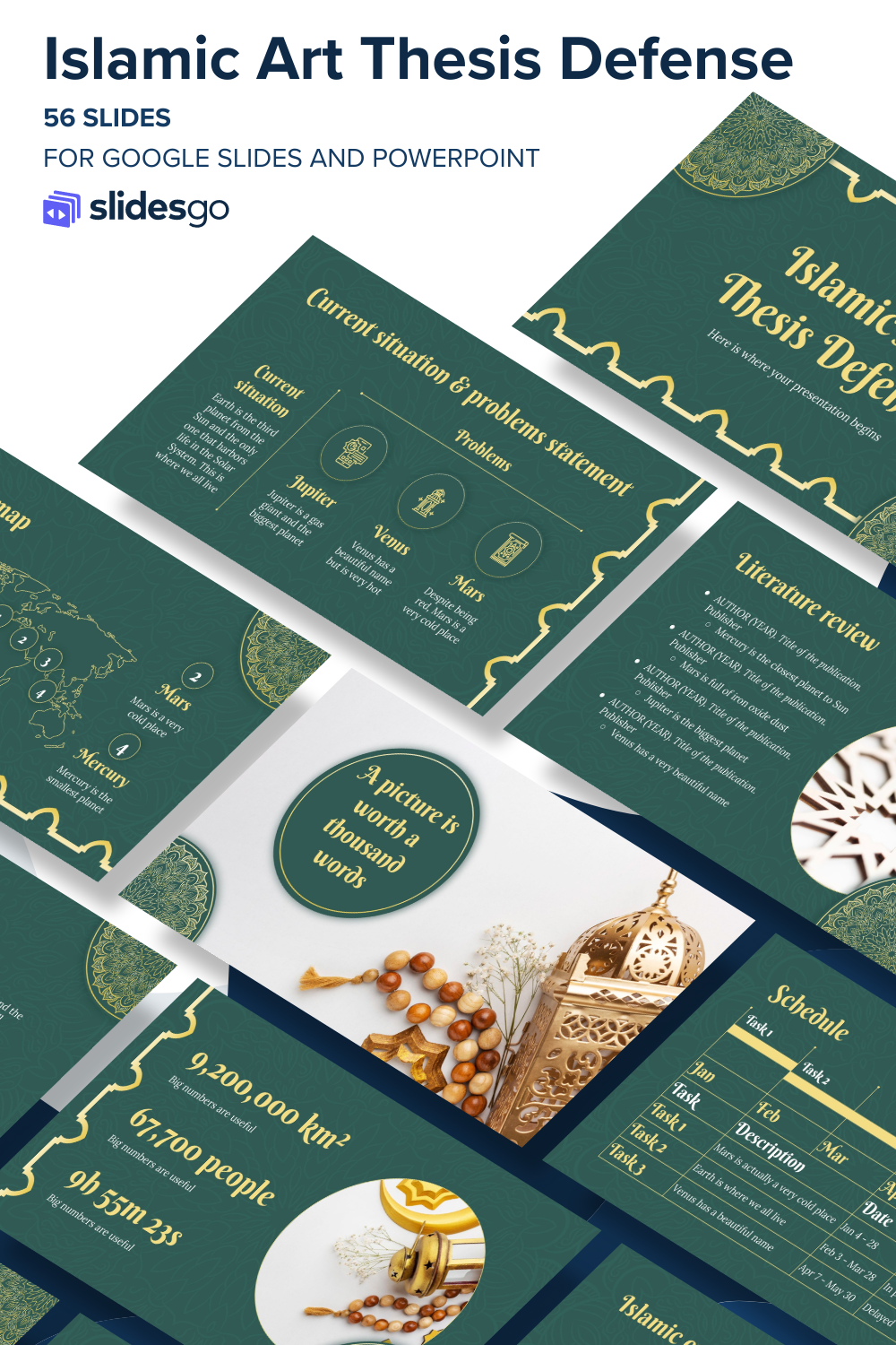 Islamic Art Thesis Defense | Google Slides & PowerPoint