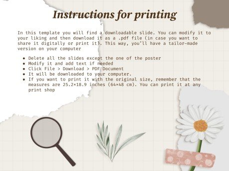 Collage Style Research Poster | Google Slides & PowerPoint