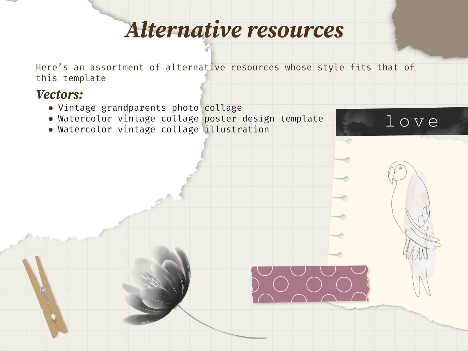 Collage Style Research Poster | Google Slides & PowerPoint