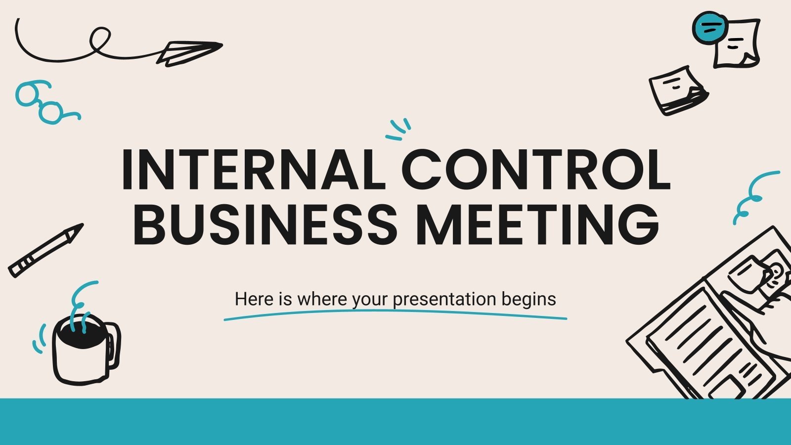 Internal Control Business Meeting | Google Slides & PPT