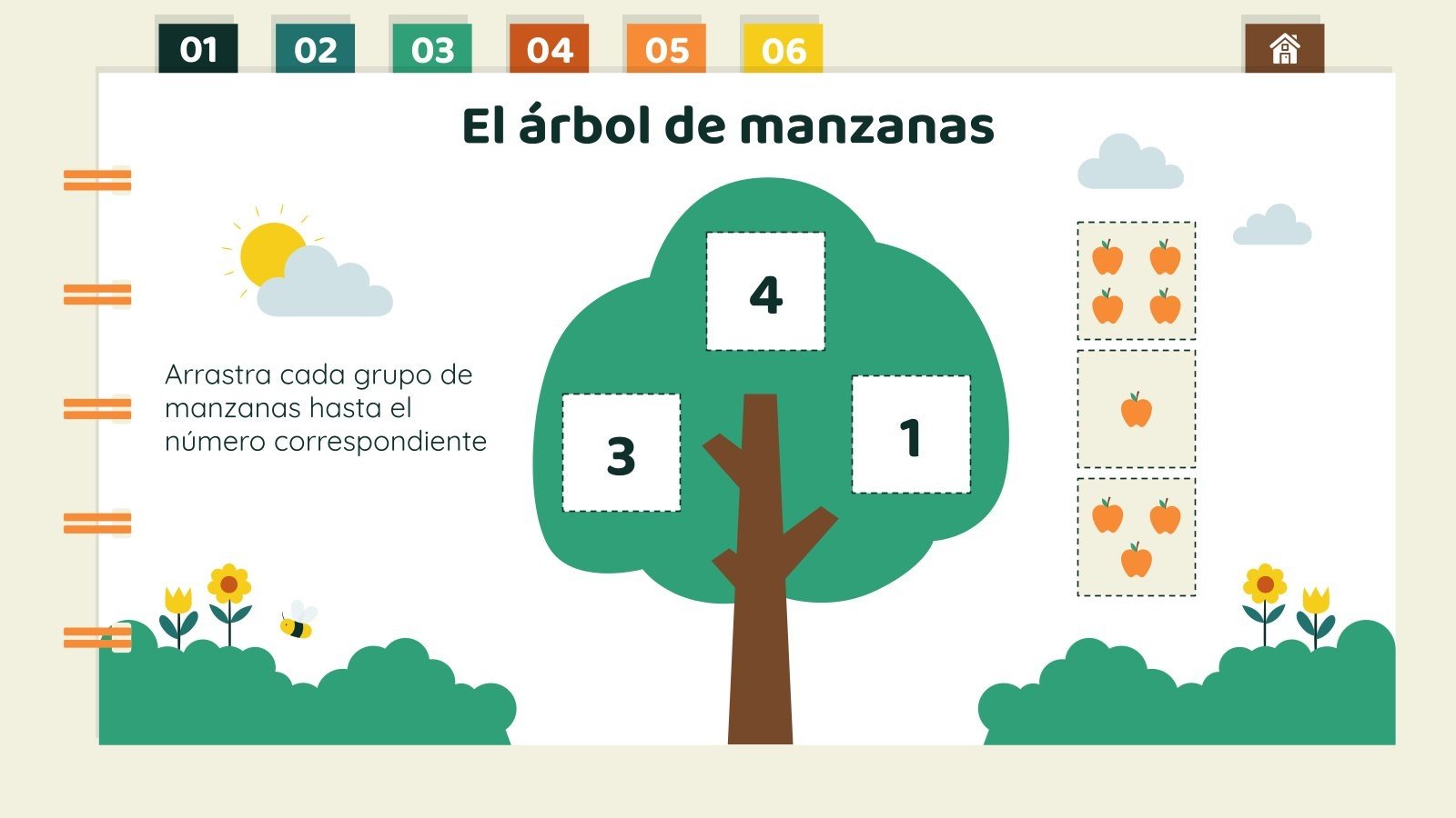 Actividades educativas de plantas para preescolar