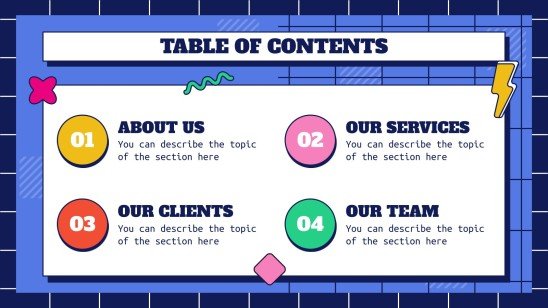 Colorful Grid Agency | Google Slides and PowerPoint template