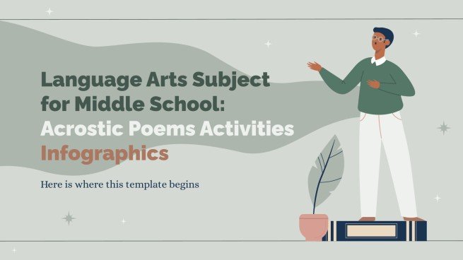 Language Arts: Acrostic Poems Activities Infographics