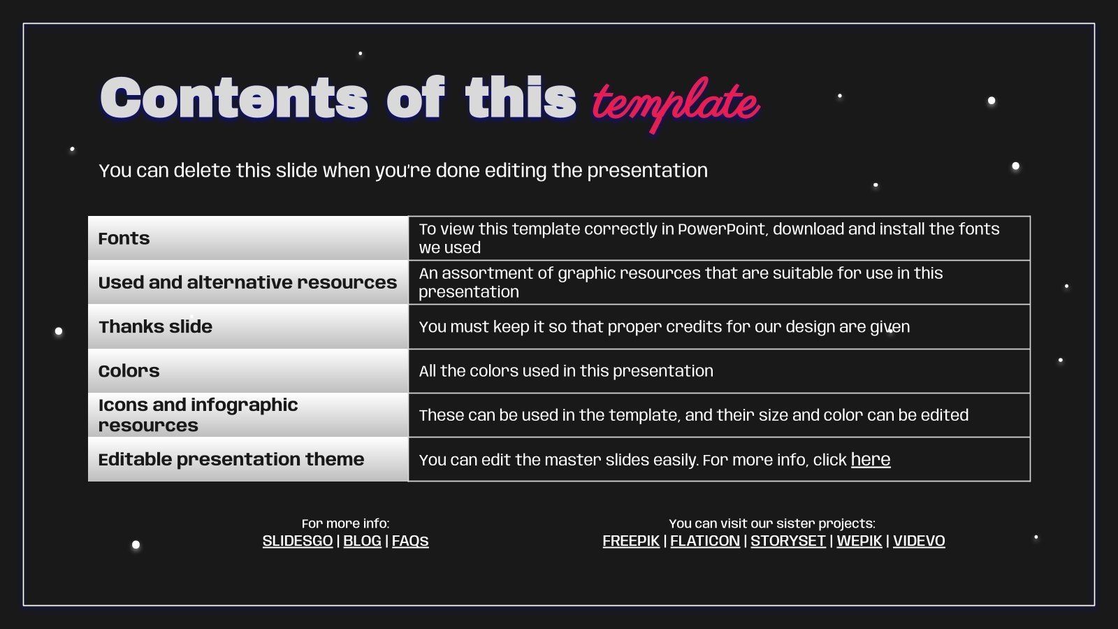 Retro Futuristic Portfolio | Google Slides & PowerPoint