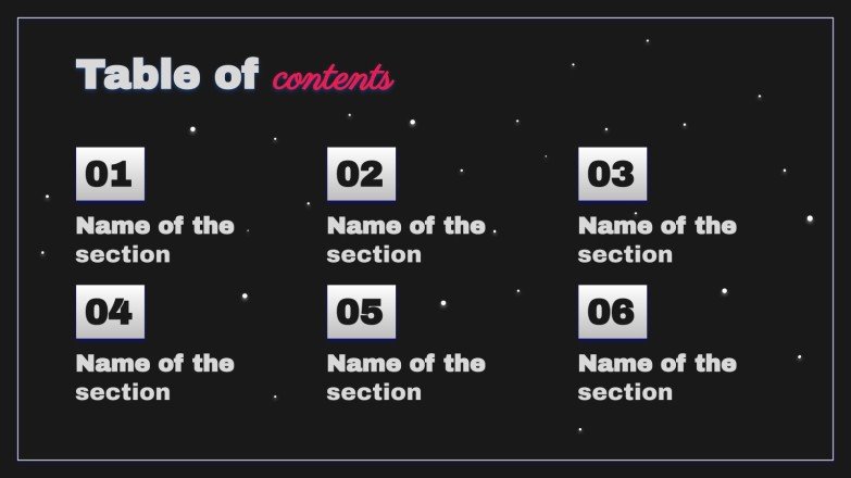 Retro Futuristic Portfolio | Google Slides & PowerPoint