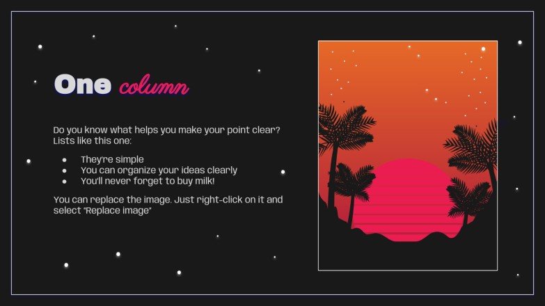 Retro Futuristic Portfolio | Google Slides & PowerPoint