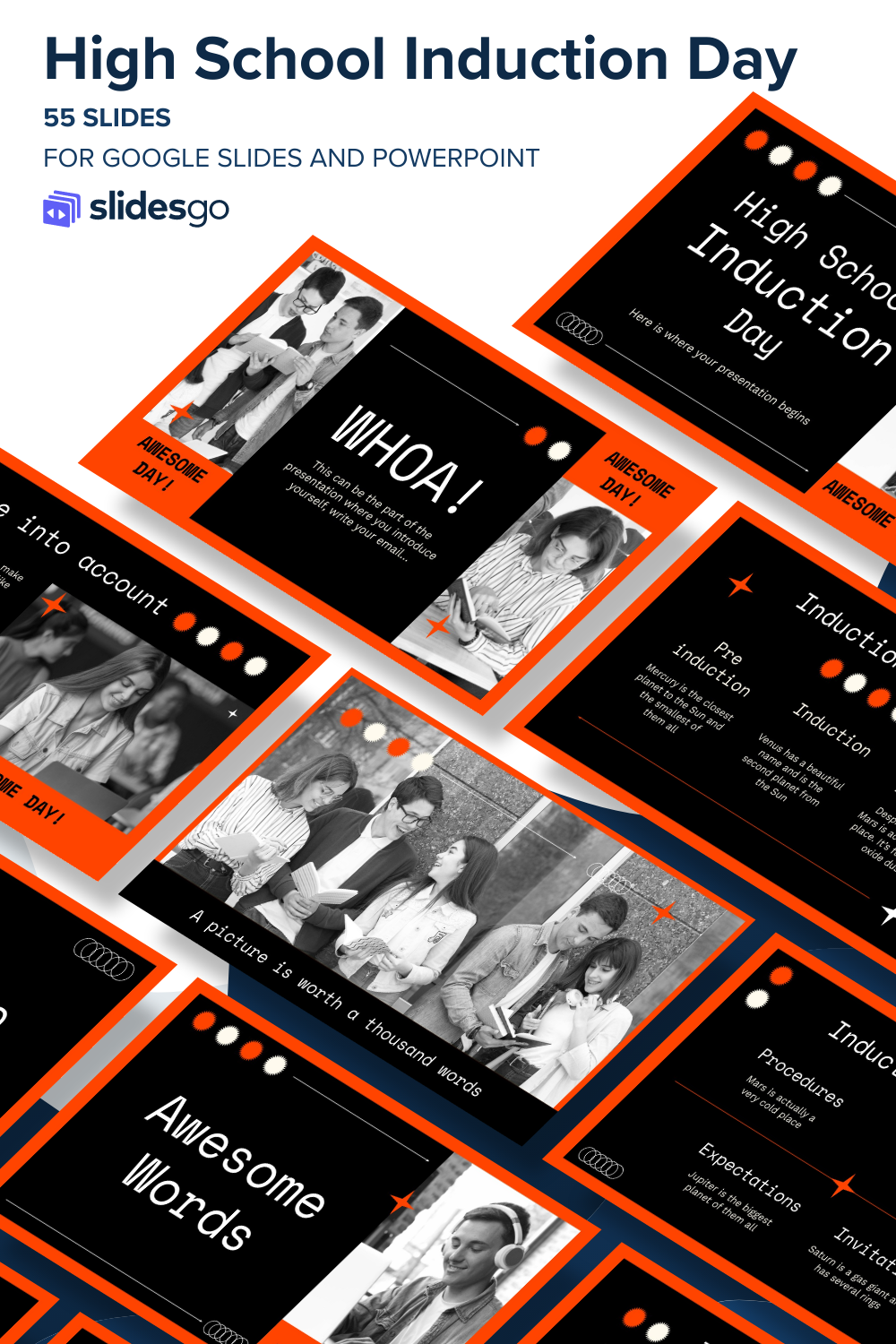 High School Induction Day | Google Slides & PowerPoint
