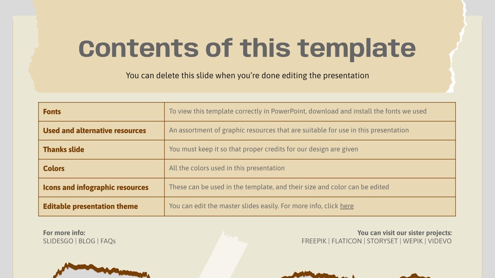 Simple Vintage Paper Company Profile | Google Slides & PPT