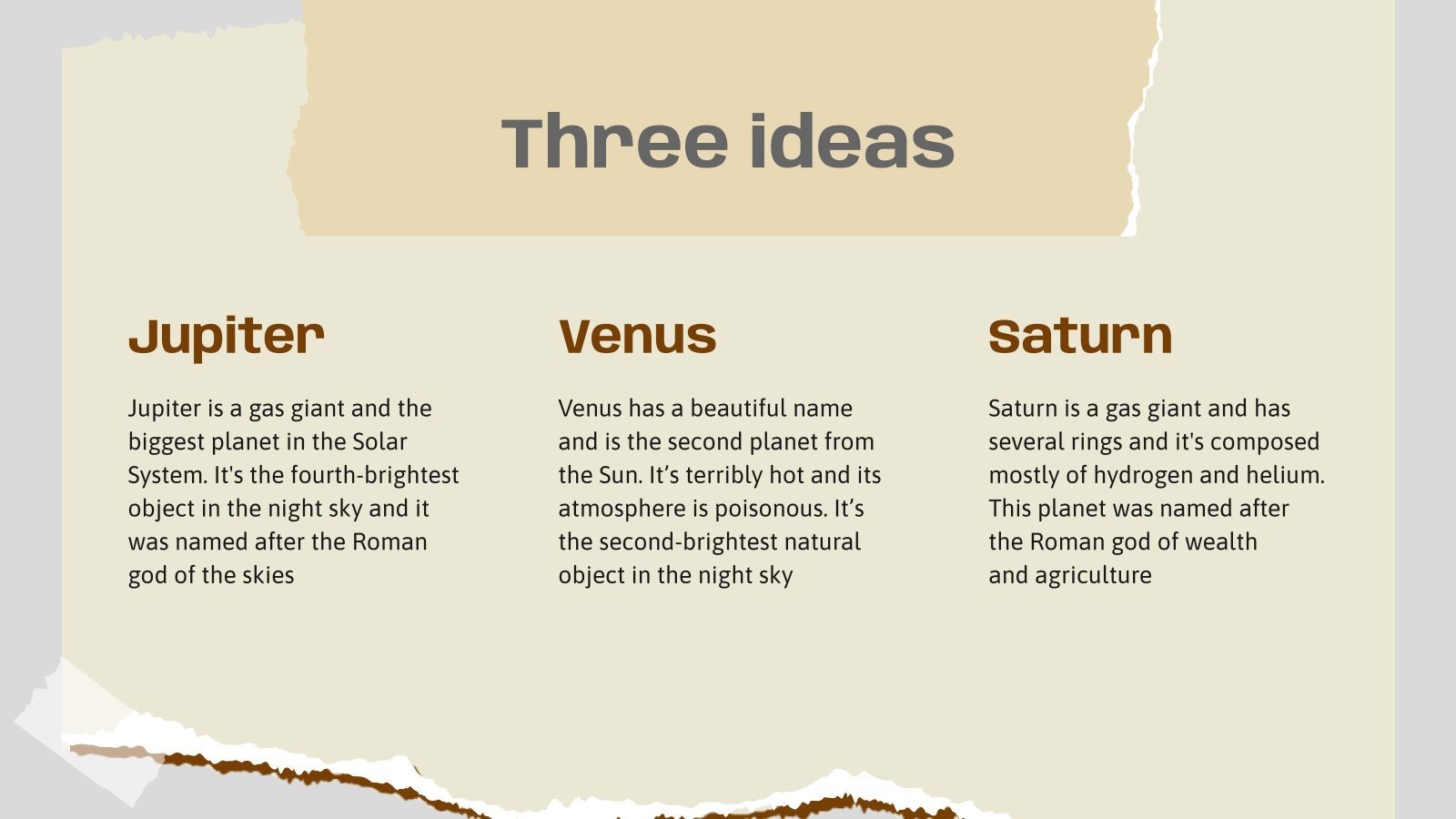 Simple Vintage Paper Company Profile | Google Slides & PPT
