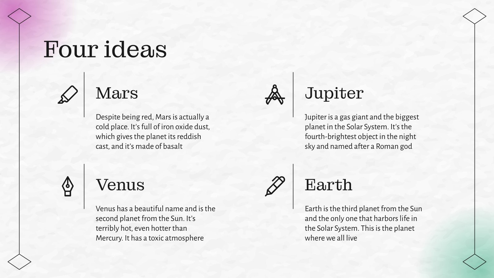 Flared Fonts Style Project Proposal | Google Slides & PPT