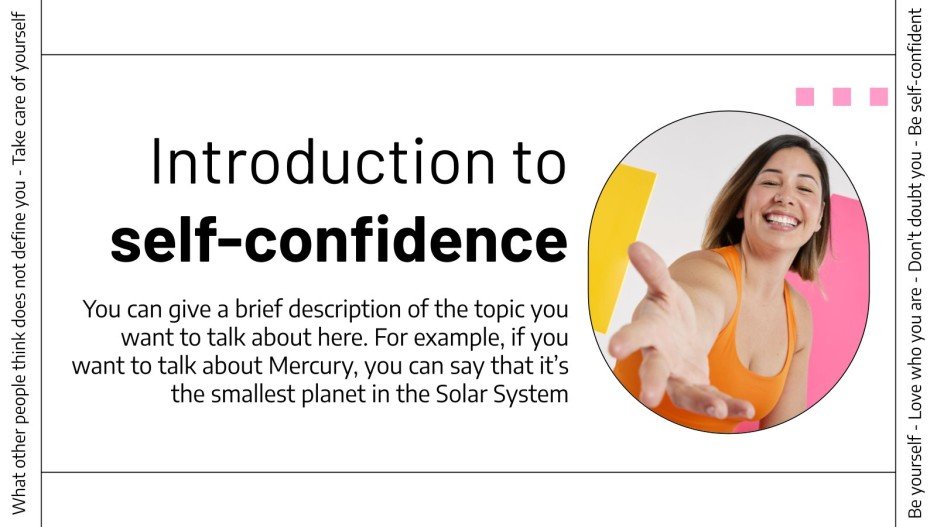 Self-Confidence Workshop | Google Slides & PowerPoint