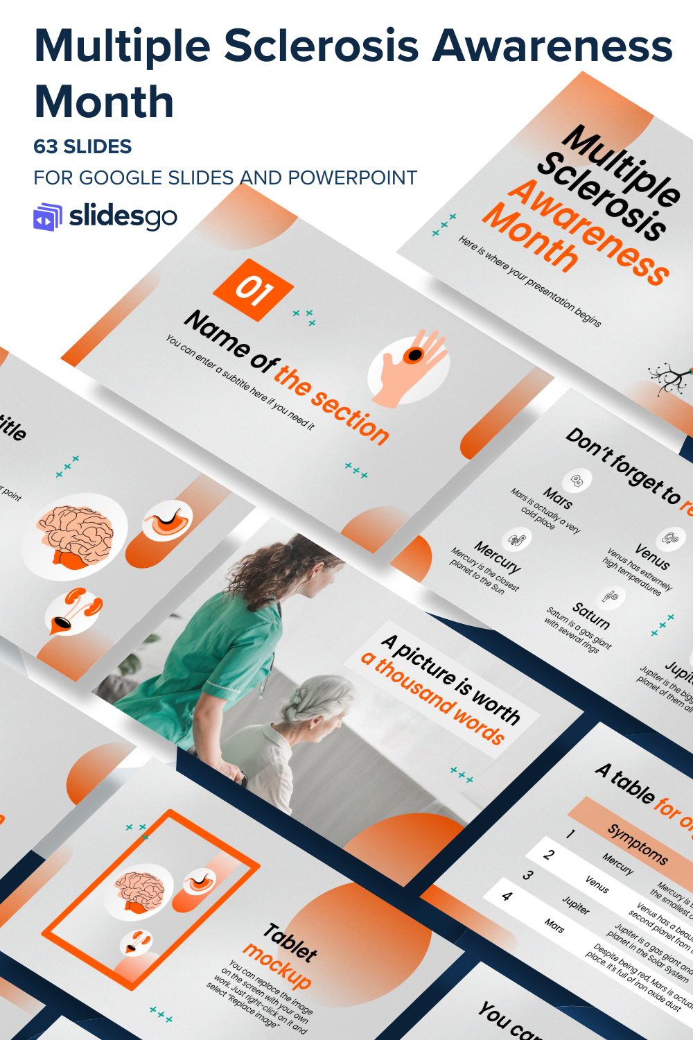 Multiple Sclerosis Awareness Month | Google Slides & PPT