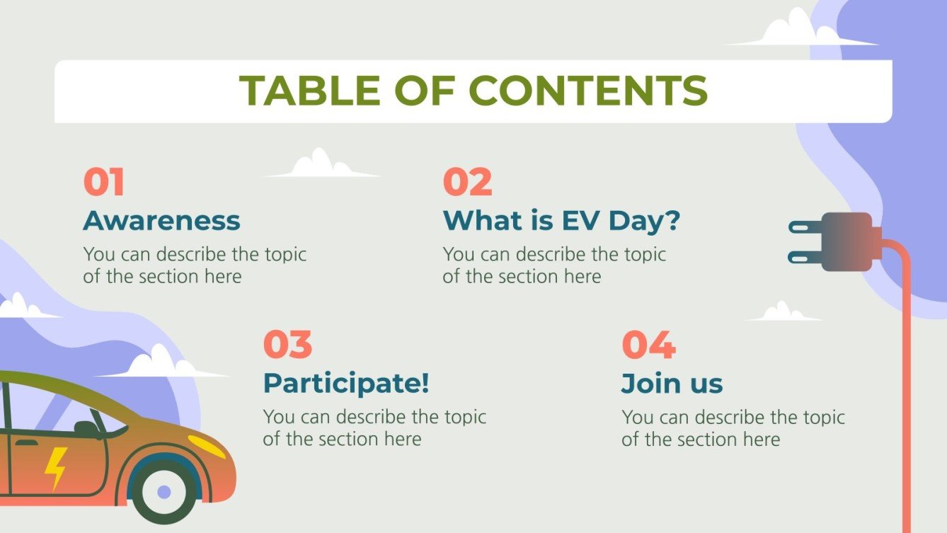 World EV (Electric Vehicles) Day | Google Slides & PowerPoint