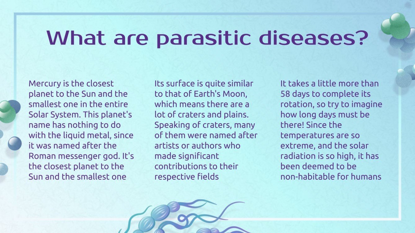 Parasite Medical Theme | Google Slides and PowerPoint