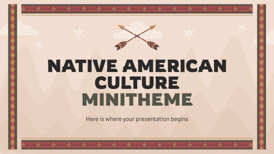 Plantillas gratuitas de Google Slides y PPT sobre indígenas