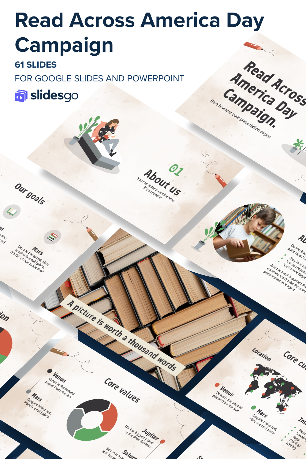 Read Across America Day Campaign | Google Slides & PPT