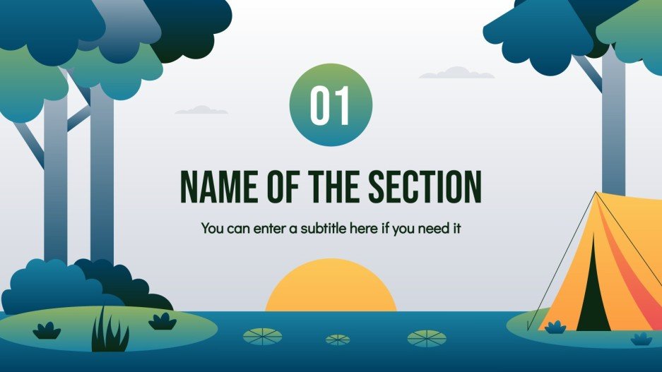 Camping Adventure | Google Slides & PowerPoint