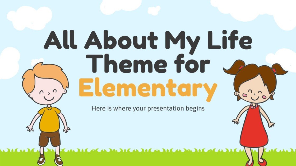 All About My Life Theme for Elementary | Google Slides