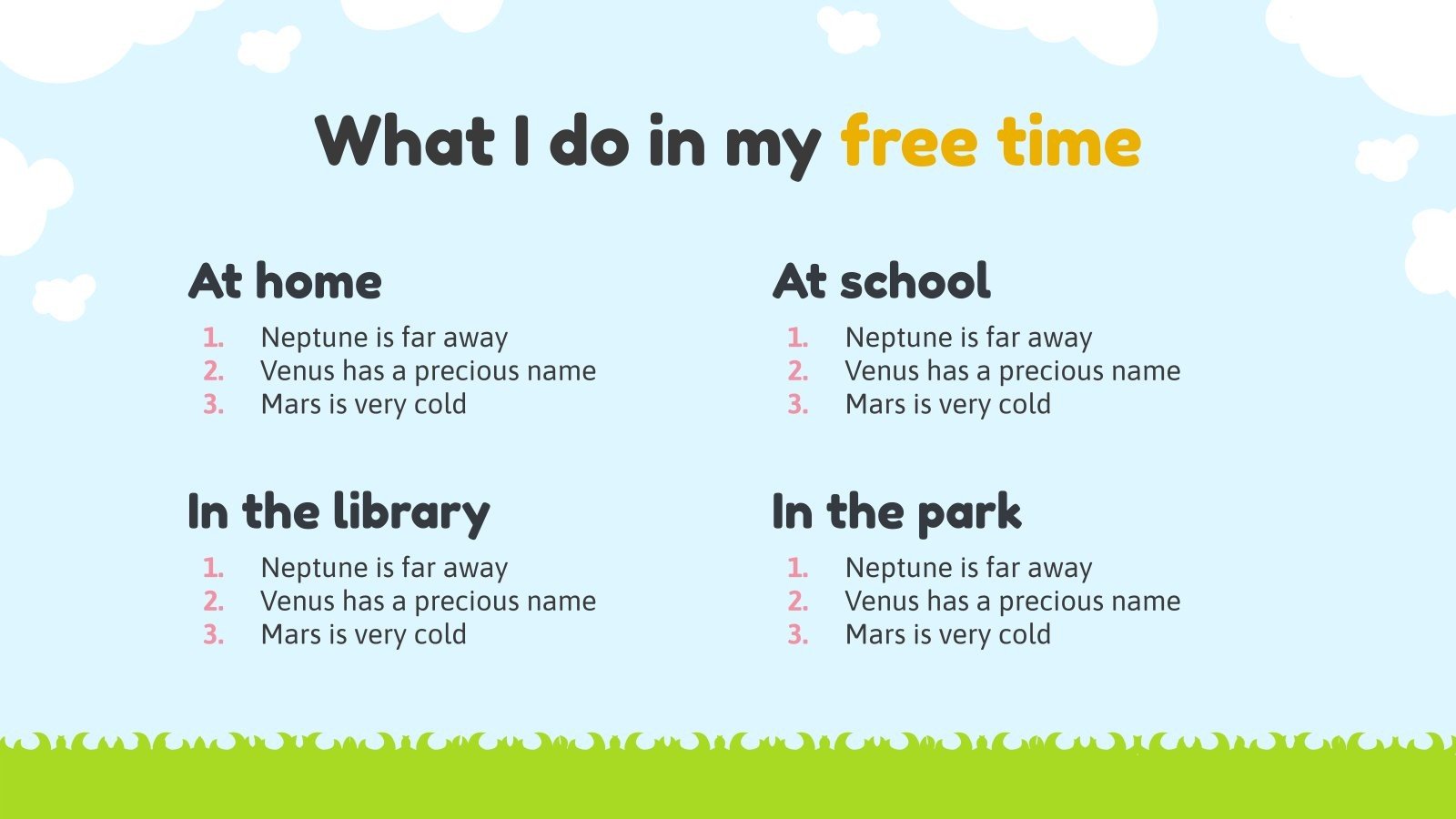 All About My Life Theme for Elementary | Google Slides